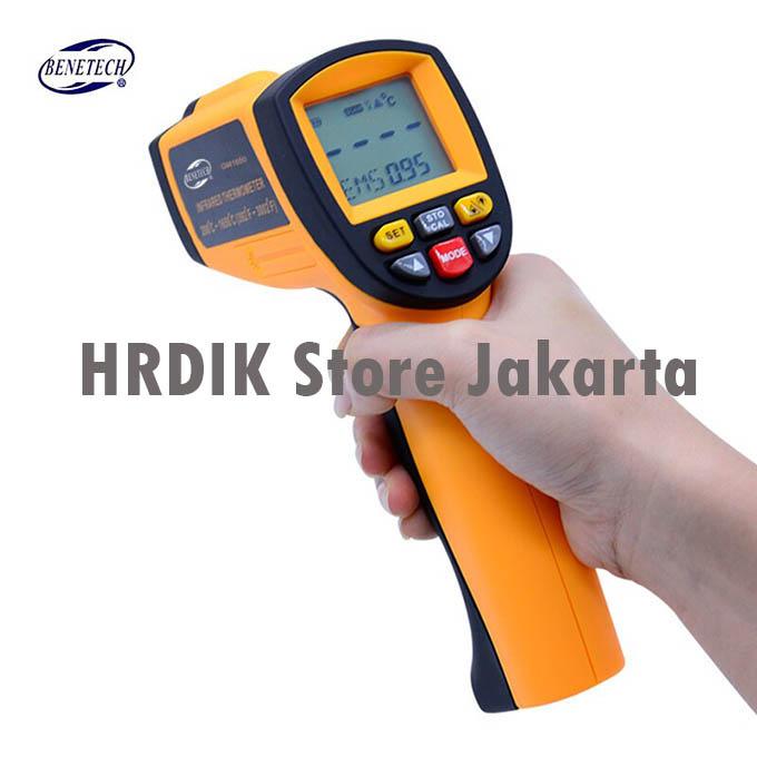 Jual Infrared Thermometer 1350c Benetech IR Termometer Termogun GM1350 ...