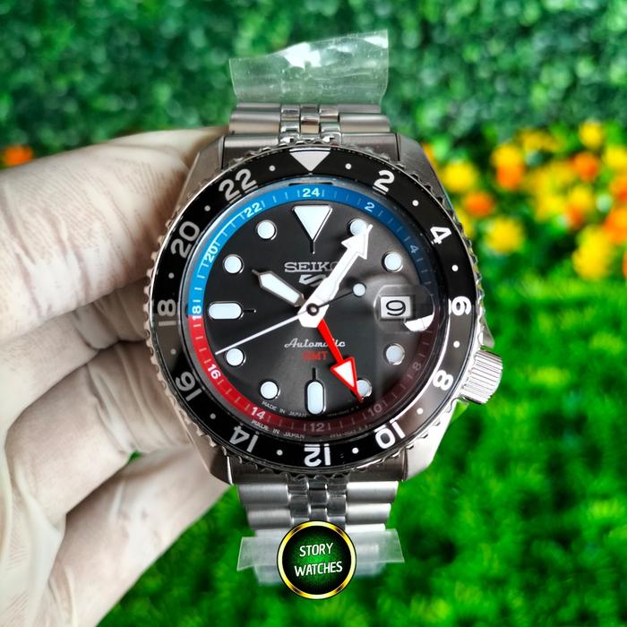 Jual SEIKO USA Exclusive SSK019 SSK019J1 Pepsi GMT 5 Sports Limited ...