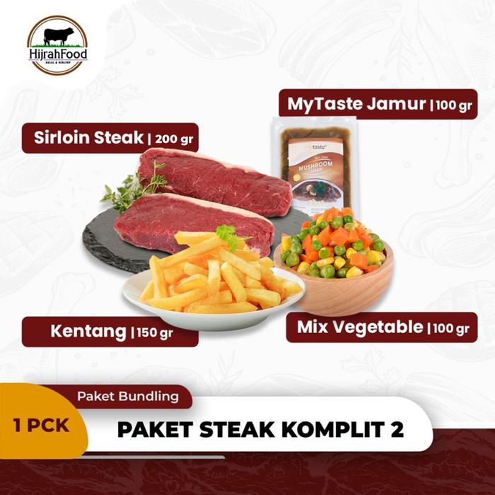 Jual [BUNDLING] Daging Sapi Sirloin/Has Luar | Beef Sirloin Steak AUS ...
