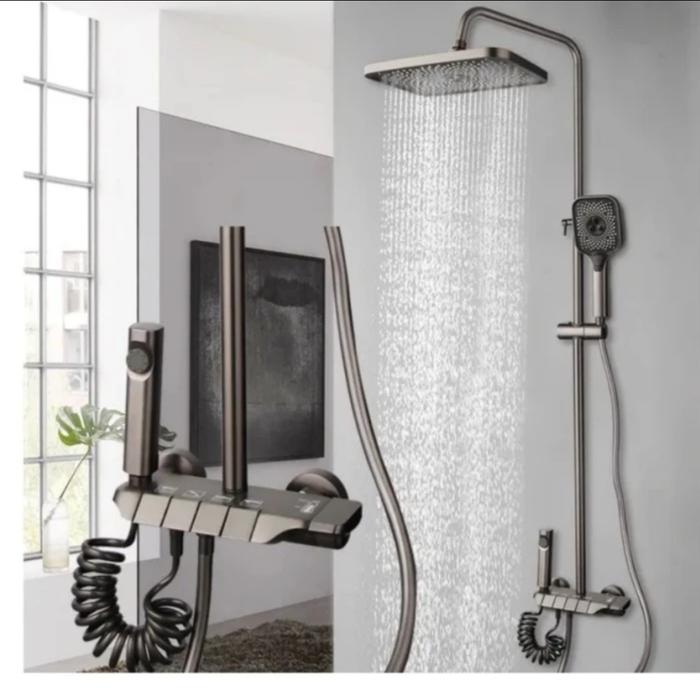 Jual Tiang shower set panas dingin model kotak, Shower kamar mandi ...