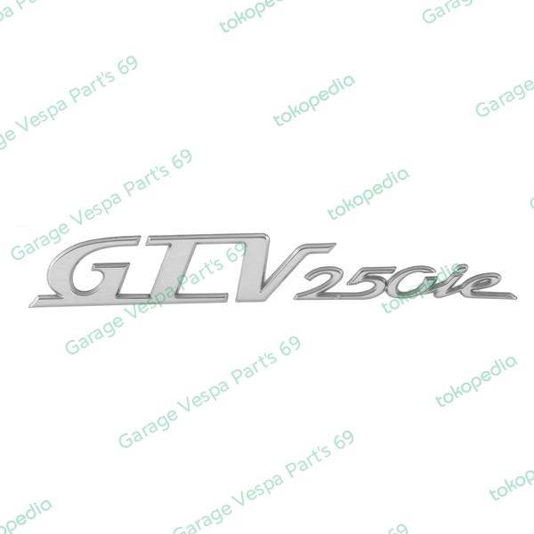 Jual Emblem Logo Sticker Stiker Vespa GTV 250 ie Original - Jakarta ...