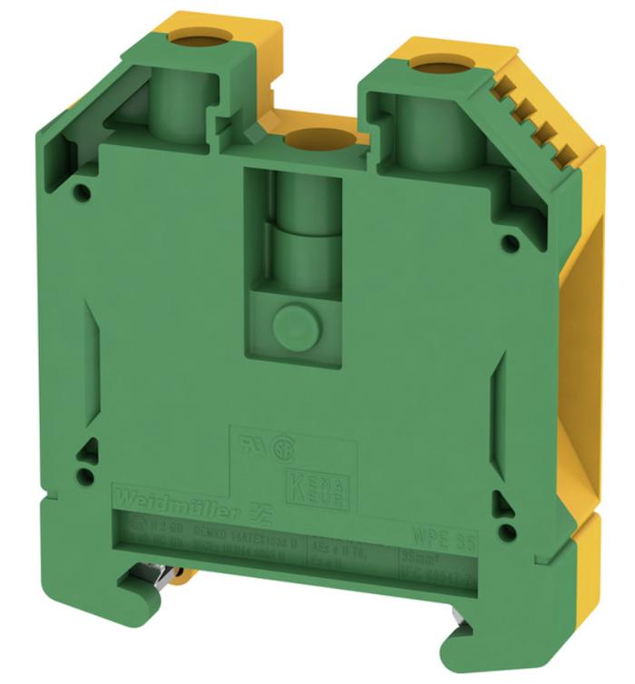 Jual Weidmuller Terminal Block Grounding (PE) WPE 35 - 35mm - Jakarta ...