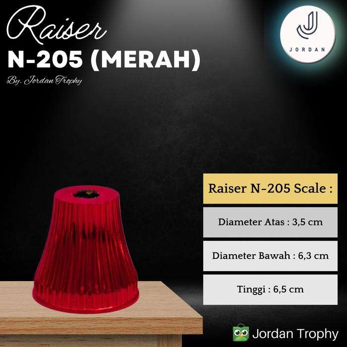 Jual Reser / Raiser / Laser Piala, Trophy 205, warna merah, Jordan ...