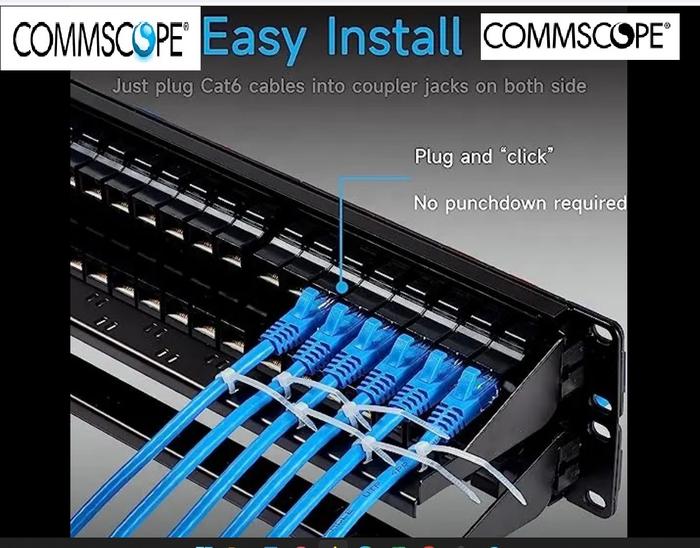 Jual Patch Panel Barrel / Pass Through Cat 6 24Port - 12 PORT - Jakarta ...