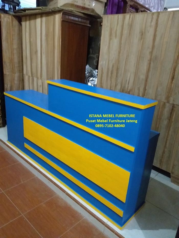 Jual Meja Kasir Lobby Loby Resepsionis Receptionist Panjang 2 Meter ...