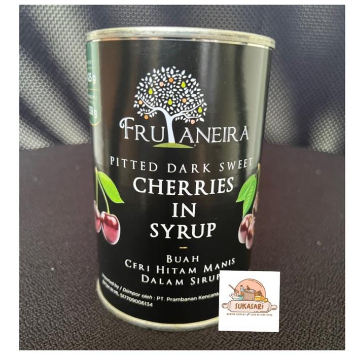 Jual Frutaneira Dark Sweet Cherries 425gr Cherry Tangkai Kaleng Ceri cherry - Kota Bandung ...