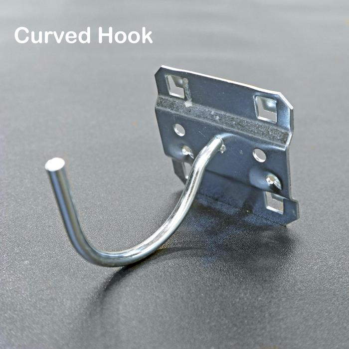 Jual Pegboard Square Hole Hook Stainless - curved hook - Jakarta Utara ...