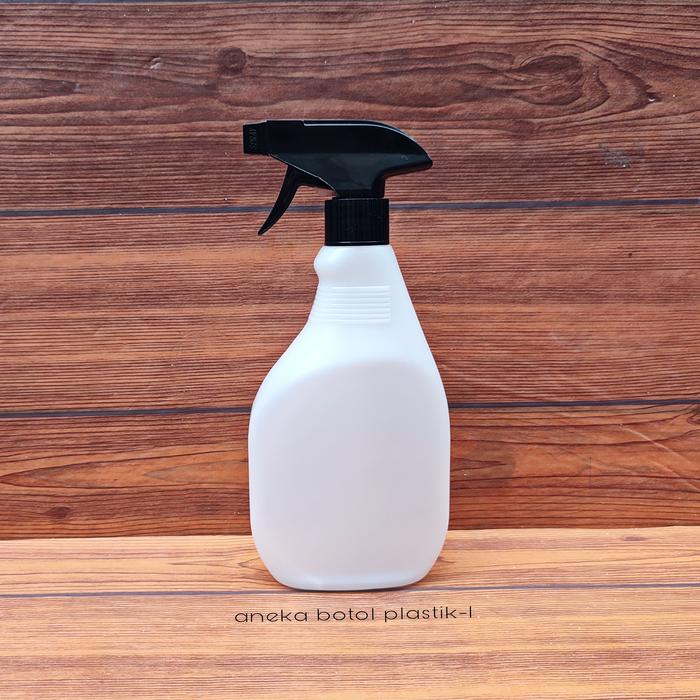 Jual BOTOL KISPRAY 500ML HDPE / BOTOL SPRAY 500 ML TUTUP KISPRAY HITAM ...