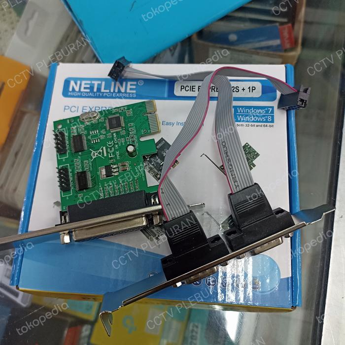 Jual PCI Express Card 2 serial + 1 Parallel Netline - Kota Semarang - CCTV PLEBURAN | Tokopedia