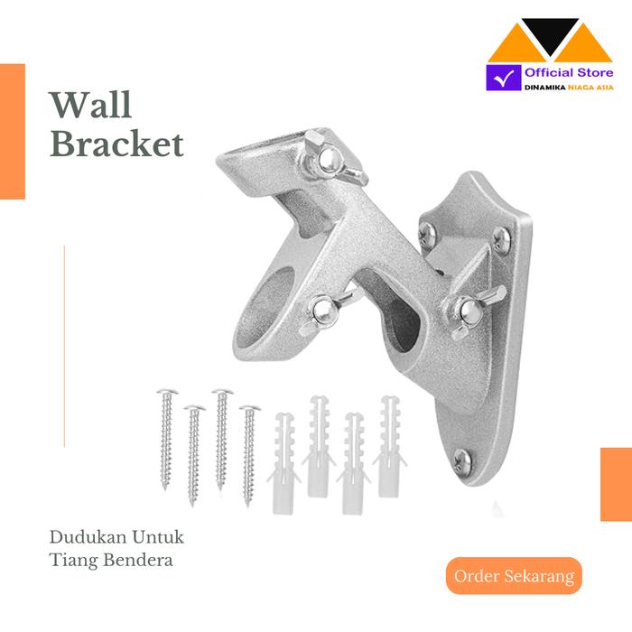 Jual Flag Wall Braket Dudukan Tiang Bendera di Tembok Dinding - Jakarta ...