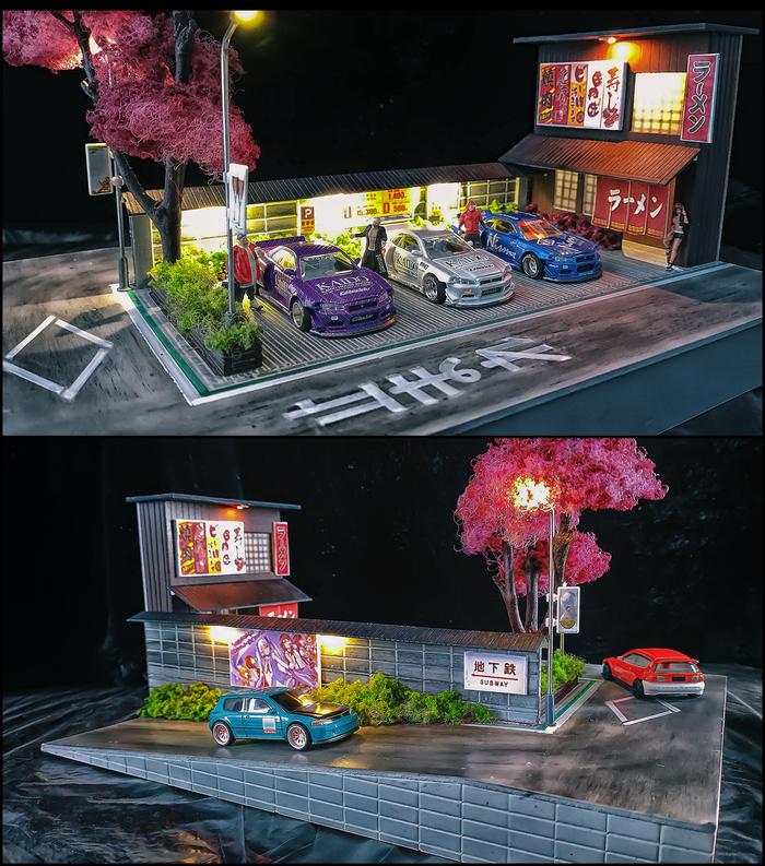 Jual Diorama Diecast JDM Jepang Jejepangan Mini GT Hotwheels 1:64 - Kab ...