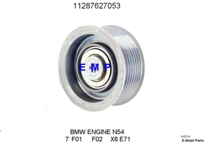 Jual IDLER PULLEY TENSIONER MESIN N54 BMW X6 E71 740i F01 11287627053 ...
