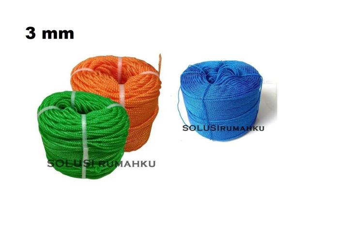 Jual Tali Tambang Plastik 3mm 1 Roll 1 RIDO Flexible Lentur SATU Golong - Kota Bandung ...