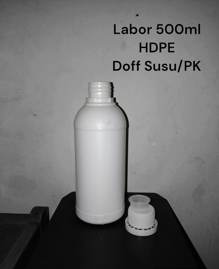 Jual Botol Hdpe 500 Ml dengan plug dan tutup segel - Doff/PK - Jakarta Barat - Juragan plastik ...