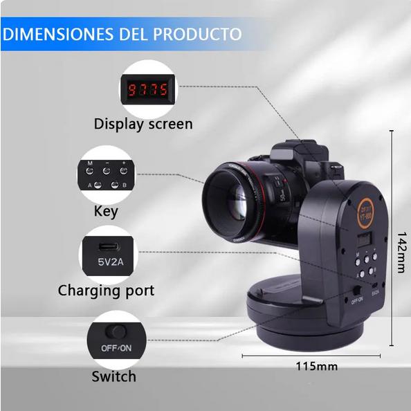 Jual Zifon Yt-800 Remote Pan Tilt Head Motorized Camera Di Seller Rumix ...