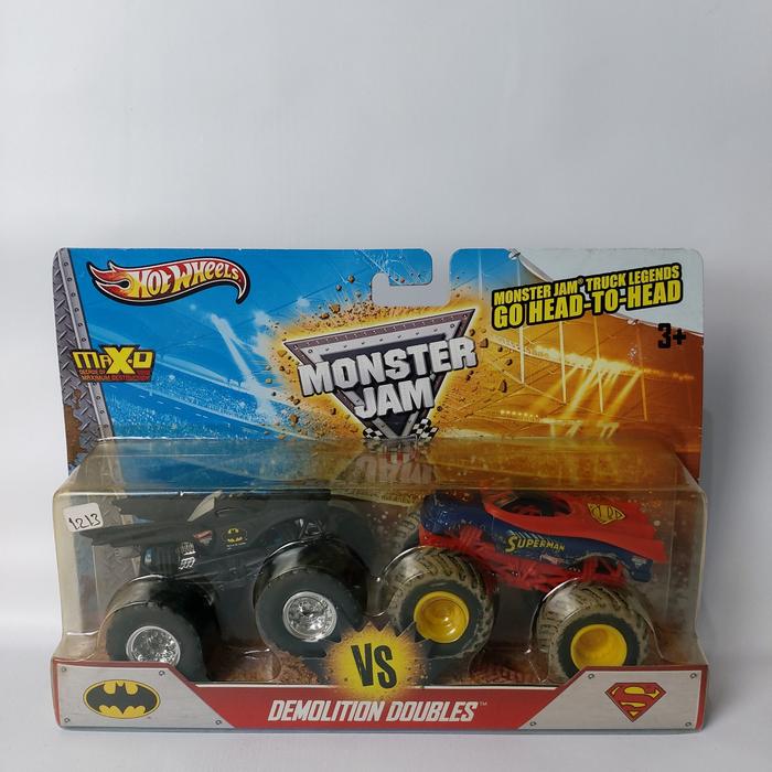 Jual hot wheels monster jam demolition double batman vs superman - Kota ...