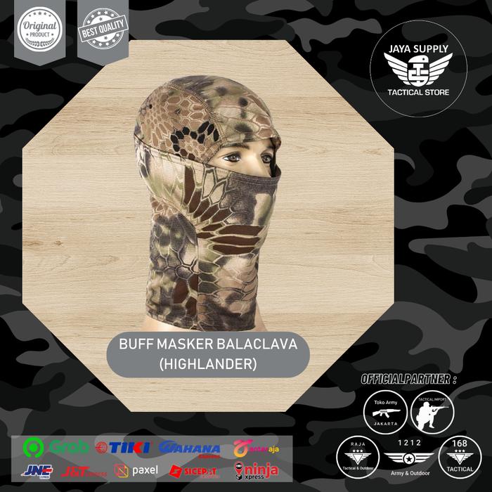 Jual Balaclava Army Motor Premium Buff Masker Full Face Military ...