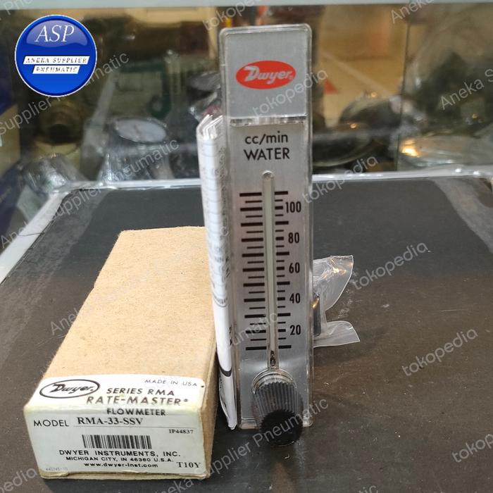 Jual Flow meter DWYER RMA -33-SSV. O...100 CC/Min For Water. ex USA ...