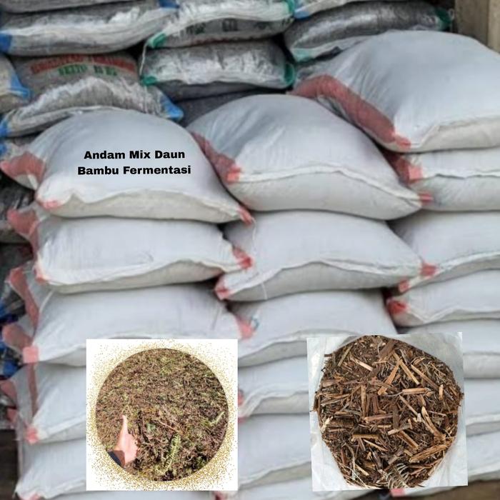 Jual Kompos daun bambu mix andam pakis fermentasi satu sak 5 kg - Kab ...