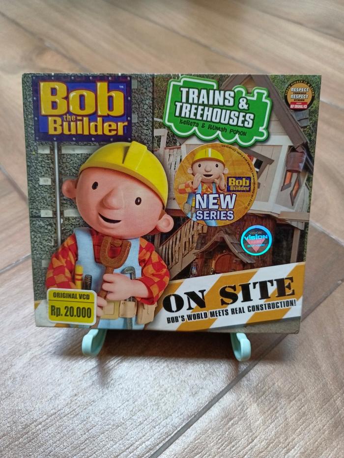 Jual VCD Bob The Builder New Series - Trains & Treehouses - On Site ...