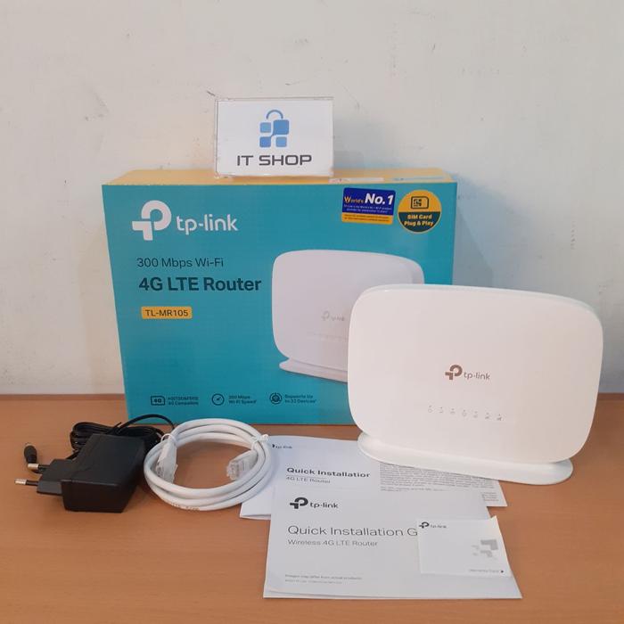 Jual Tp-link Tl-mr105 300 Mbps Wireless N 4g Lte Router Di Seller ...