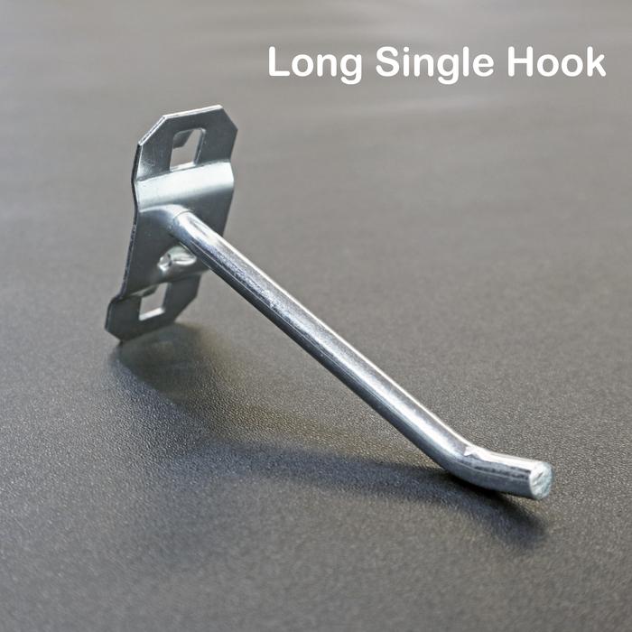 Jual Pegboard Square Hole Hook Stainless - single long - Jakarta Utara ...