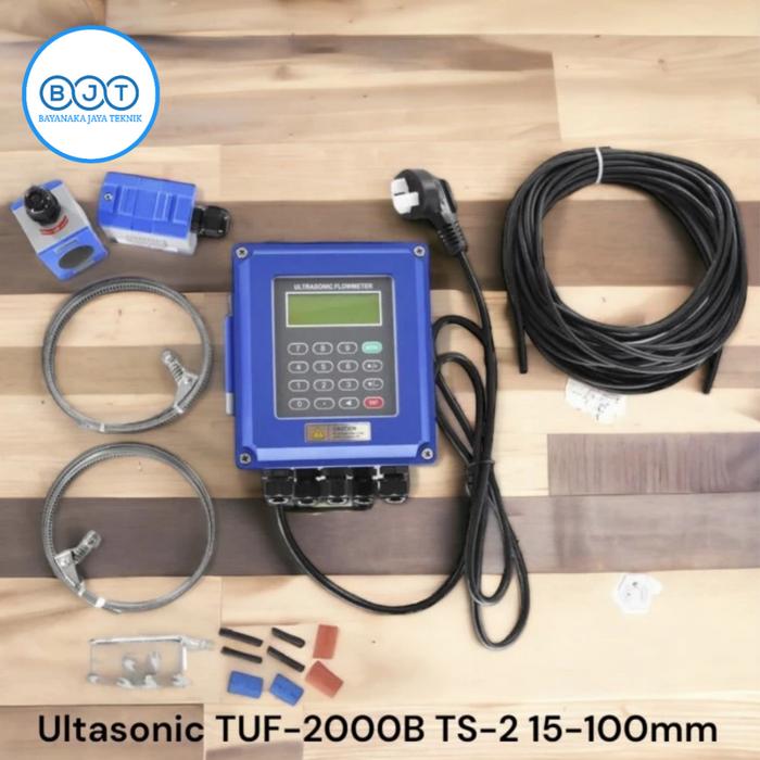 Jual Flow Meter TUF2000B 15-100mm TS-2 Ultrasonic Flowmeter TUF-2000B ...