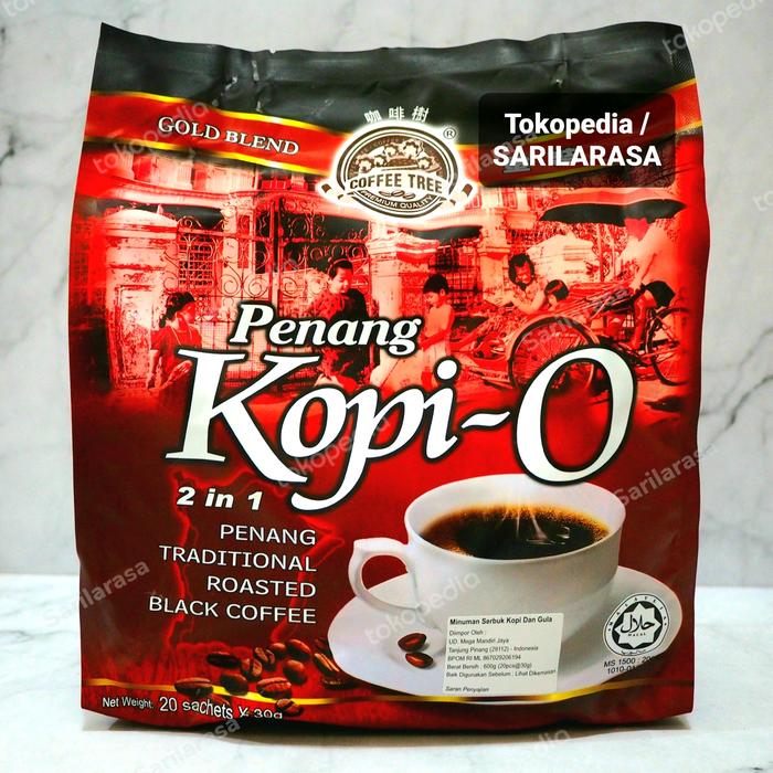 Jual Ayo Dicoba!! Coffee Tree Gold Blend Penang Kopi O 2in1 Coffee ...