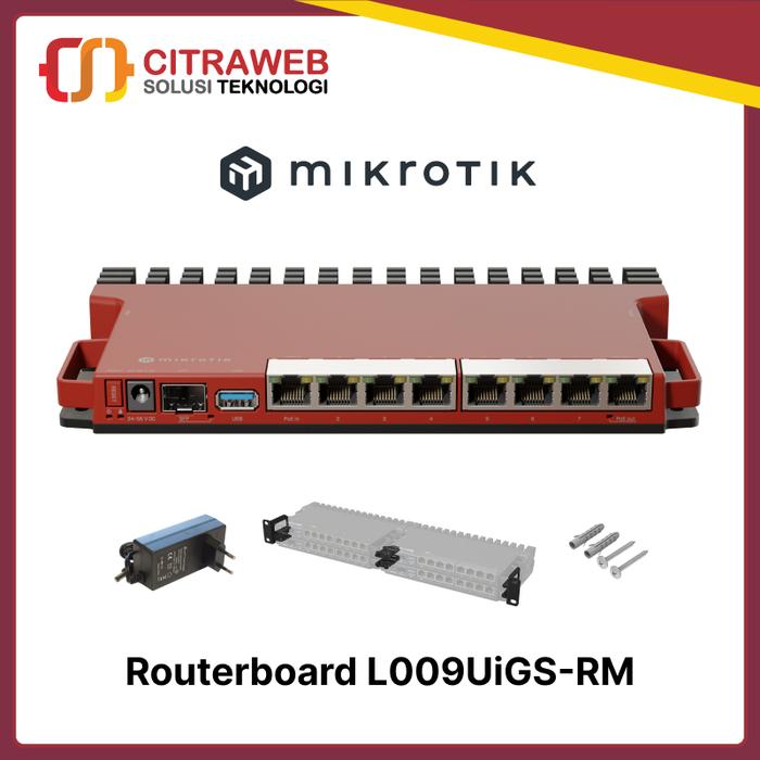 Jual Mikrotik Routerboard L009UiGS-RM - Kab. Sleman - Citraweb | Tokopedia