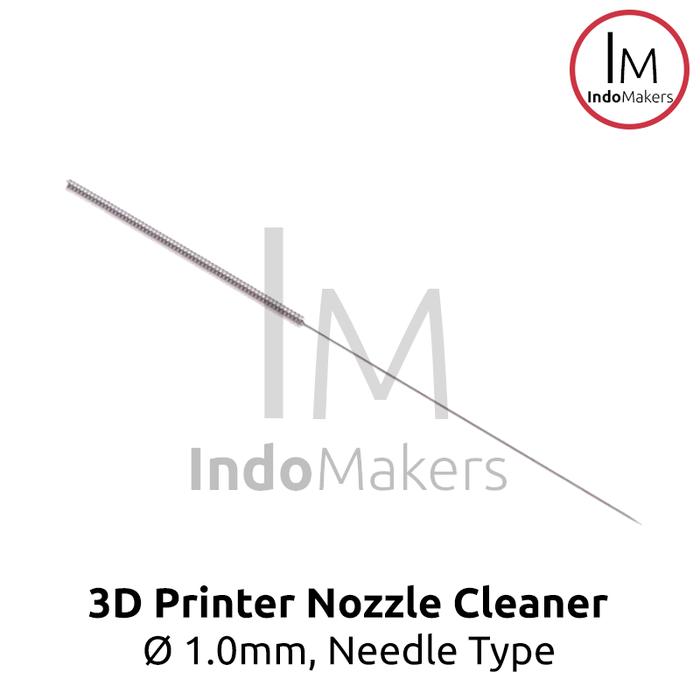 Jual 3D Printer Nozzle Cleaner Needle 1.0mm / Pembersih Nozzle 3D ...