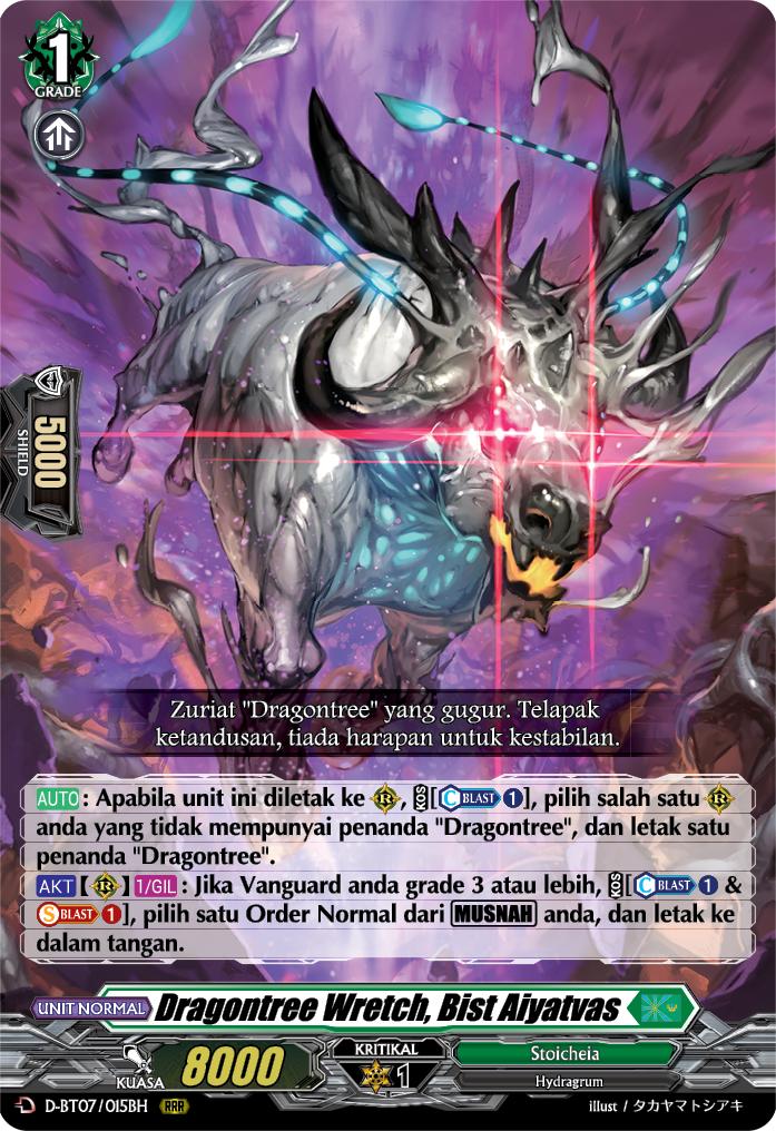 Jual Dragontree Wretch, Bist Aiyatvas (RRR) | D-BT07 | Bahasa Vanguard - Jakarta Barat - Carttu ...