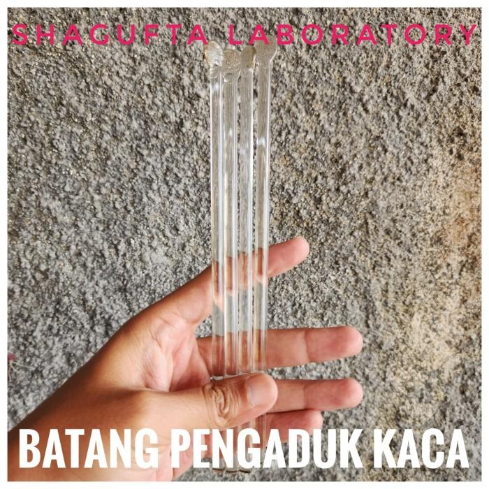 Jual Batang Pengaduk Kaca 20 CM 7mm / Spatula Kaca / Glass Rod Stirrer ...