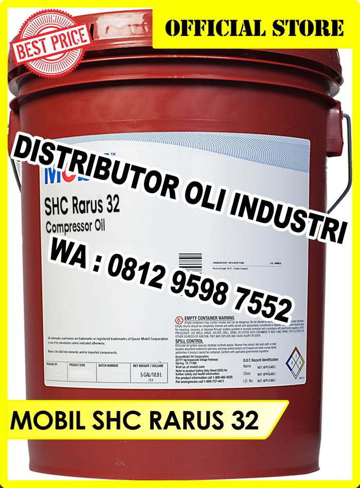 Jual MOBIL SHC RARUS 32 ( Synthetic Compressor Screw Oil ) - Kota ...