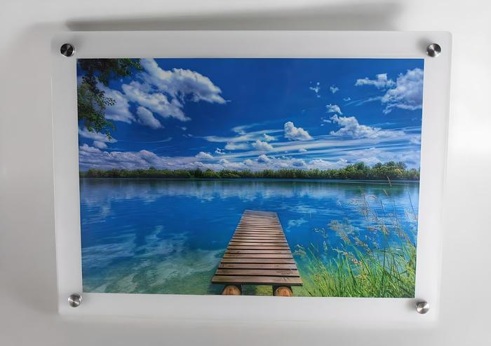 Jual AKRILIK FRAME BROSUR PUTIH (UKURAN A2) (CEK DESKRIPSI!!) - 3MM5MM ...