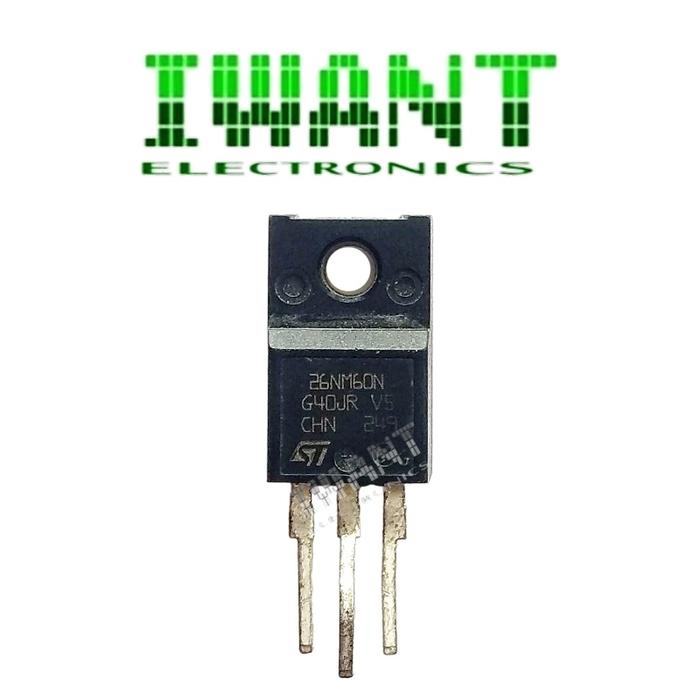Jual STW26NM60N MOSFET 26NM60N N-channel 600V 20A TO-220FP - Kota ...