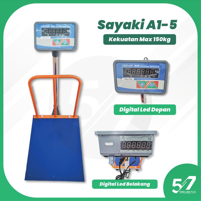 Jual Timbangan duduk digital Sayaki A1-5 150 kg - Kab. Ponorogo - toko ...
