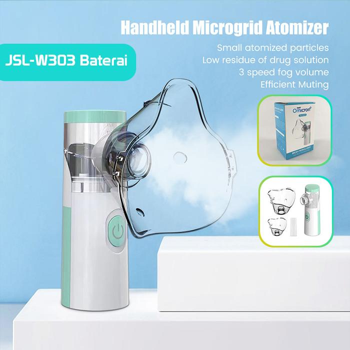 Jual Portable Mesh Nebulizer Alat Bantu Uap Pernafasan Asma Pilek ...