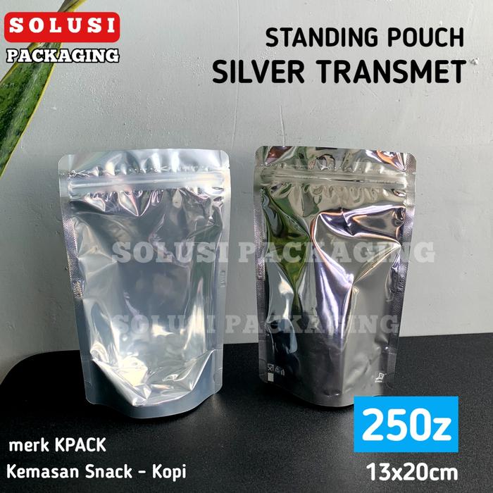 Jual STANDING POUCH ALUMINIUM FOIL KOMBINASI TIPE D 12X20 CM / PLASTIK ...