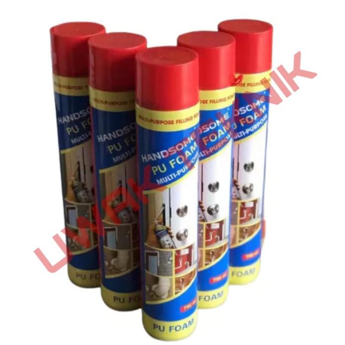 Jual Polyurethane PU Sealant foam spray Perekat lubang semprot Handsome ...