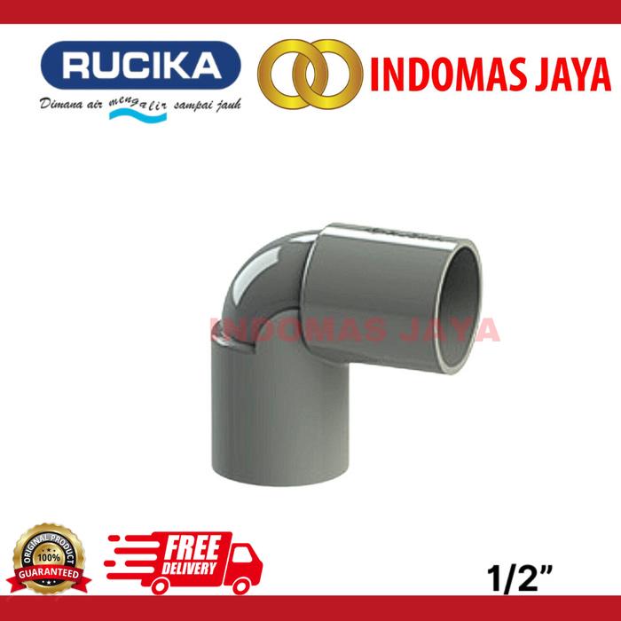 Jual KNEE PVC 1/2" RUCIKA / ELBOW/ KNEE/ L PIPA PVC 1/2" RUCIKA - Kota Pontianak - Indomas Jaya ...