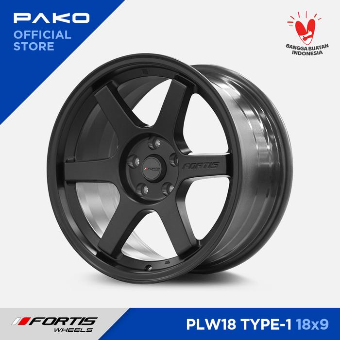 Jual Velg Mobil Fortis Wheels PLW Type 1 Ring 18 - Pako Wheels - Gun ...