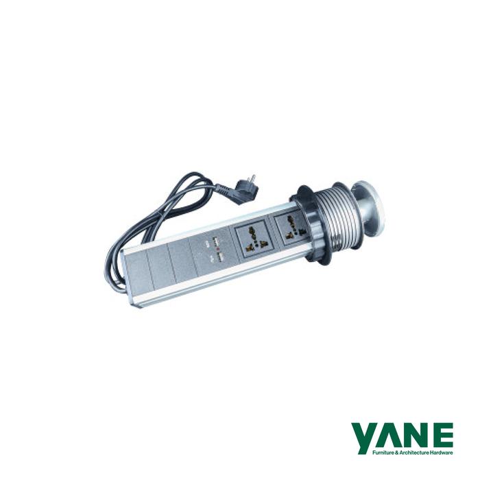 Jual Tabletop Power Sockets 2USB/3Socket PS012A Push to Open Yane ...