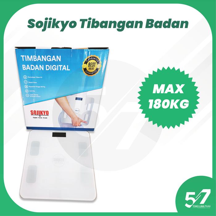 Jual Timbangan Badan Digital 180KG Putih - Pengukur Berat Badan Digital ...