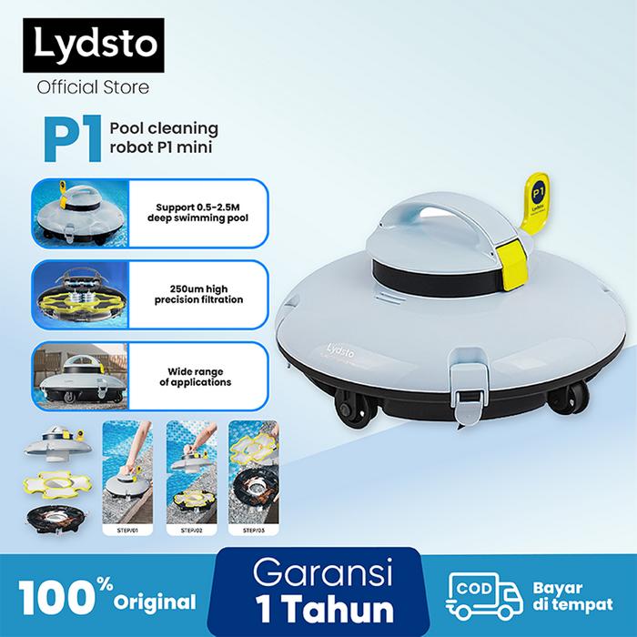 Promo Lydsto Pool Cleaner Robot Vacum Cleaner Corldless P1 Mini Cicil 0 ...
