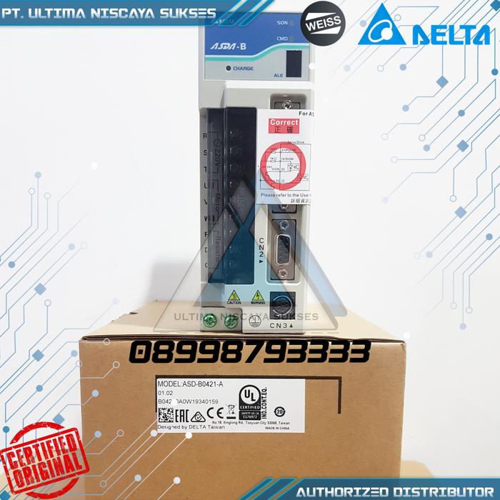 Jual ASD-B0421-A Servo Drive DELTA ASDA-B 400Watt 220Volt 1Phase - Jakarta Pusat - Ultima ...