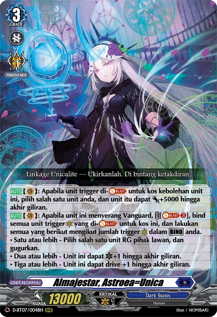 Jual Almajestar, Astroea=Unica (RRR) | D-BT07 | Bahasa Vanguard - Jakarta Barat - Carttu | Tokopedia
