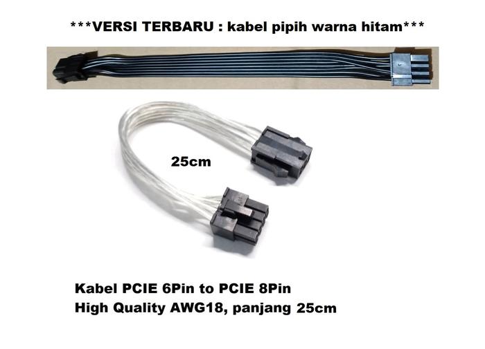 Jual Kabel Converter Power PSU VGA 6 Pin To 8 Pin - Kota Semarang ...