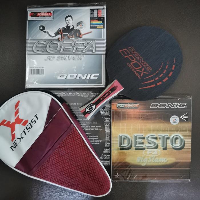 Jual Bet tenis meja Donic Epox Offensive plus karet lengkap satu Set - Jakarta Barat - Donic ...