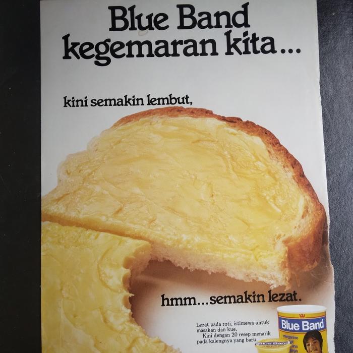Jual iklan jadul BLUE BAND copotan majalah lawas original - Kab ...