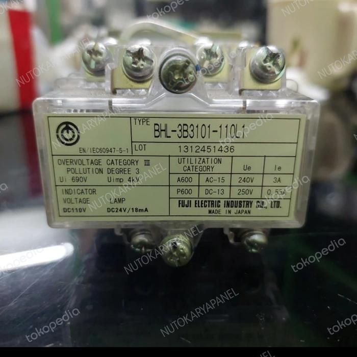 Jual FUJI ELECTRIC BHLS-3B3101-110L1 DISCREPANCY SWITCH 110VAC/DC ...